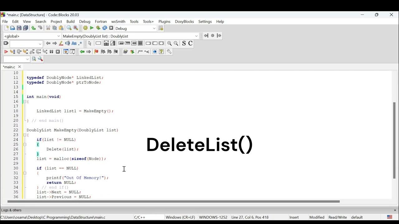 Data Structure Project1 COMP2421 2nd semester 2023 - YouTube