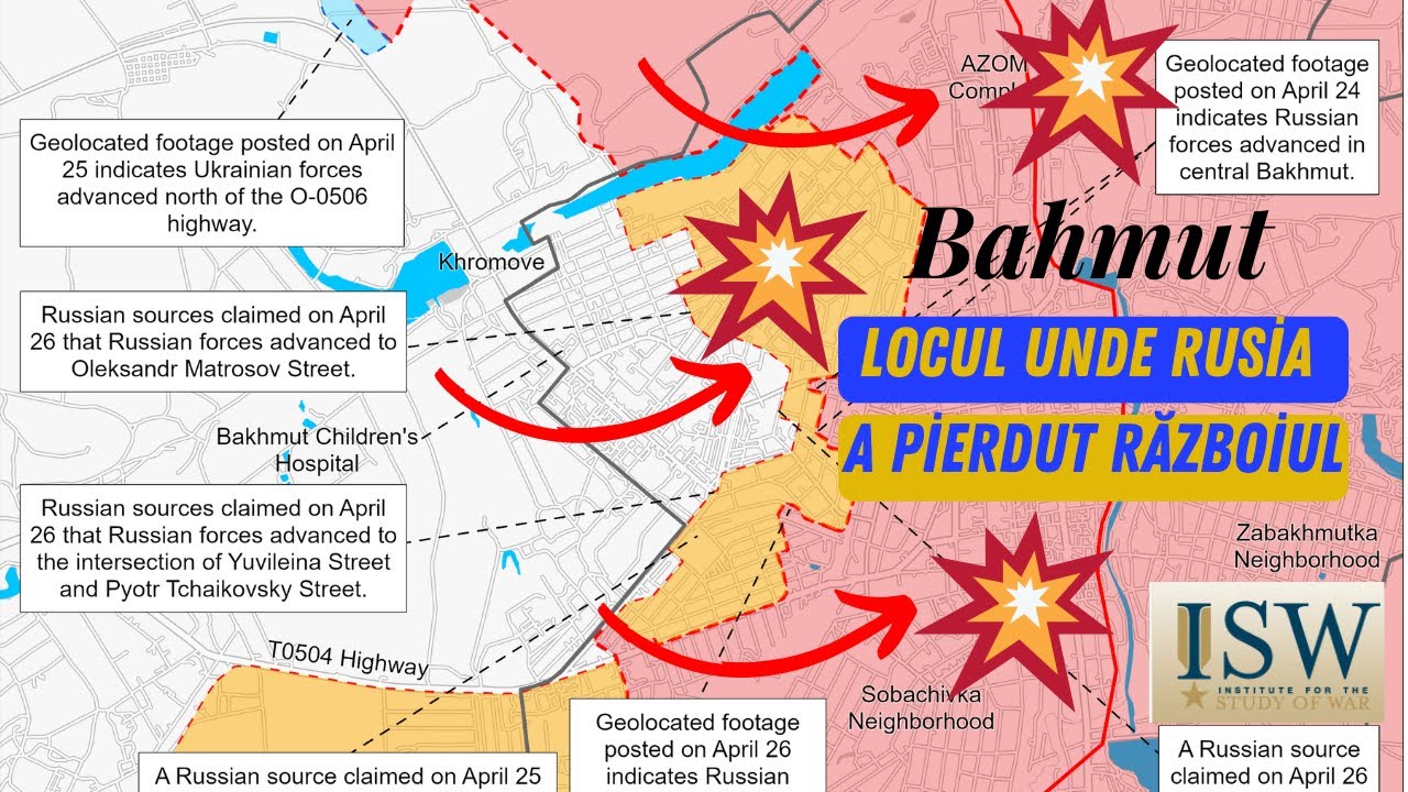 Bahmut, locul unde Rusia a pierdut deja războiul - YouTube