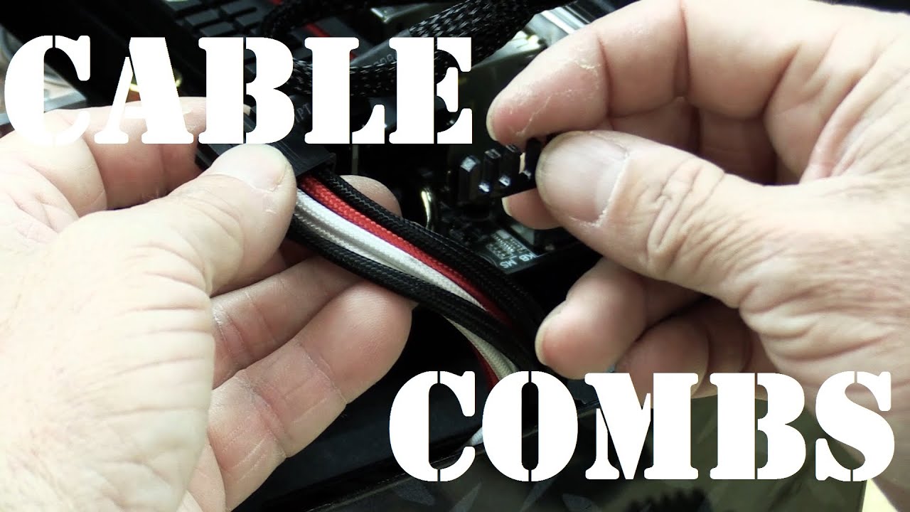 How to Install Cable Combs | PC Modding Ep. 11 | Nerdy Ninjas - YouTube
