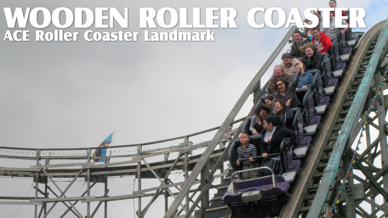 Wooden Roller Coaster At Playland PNE - ACE Roller Coaster Landmark ...