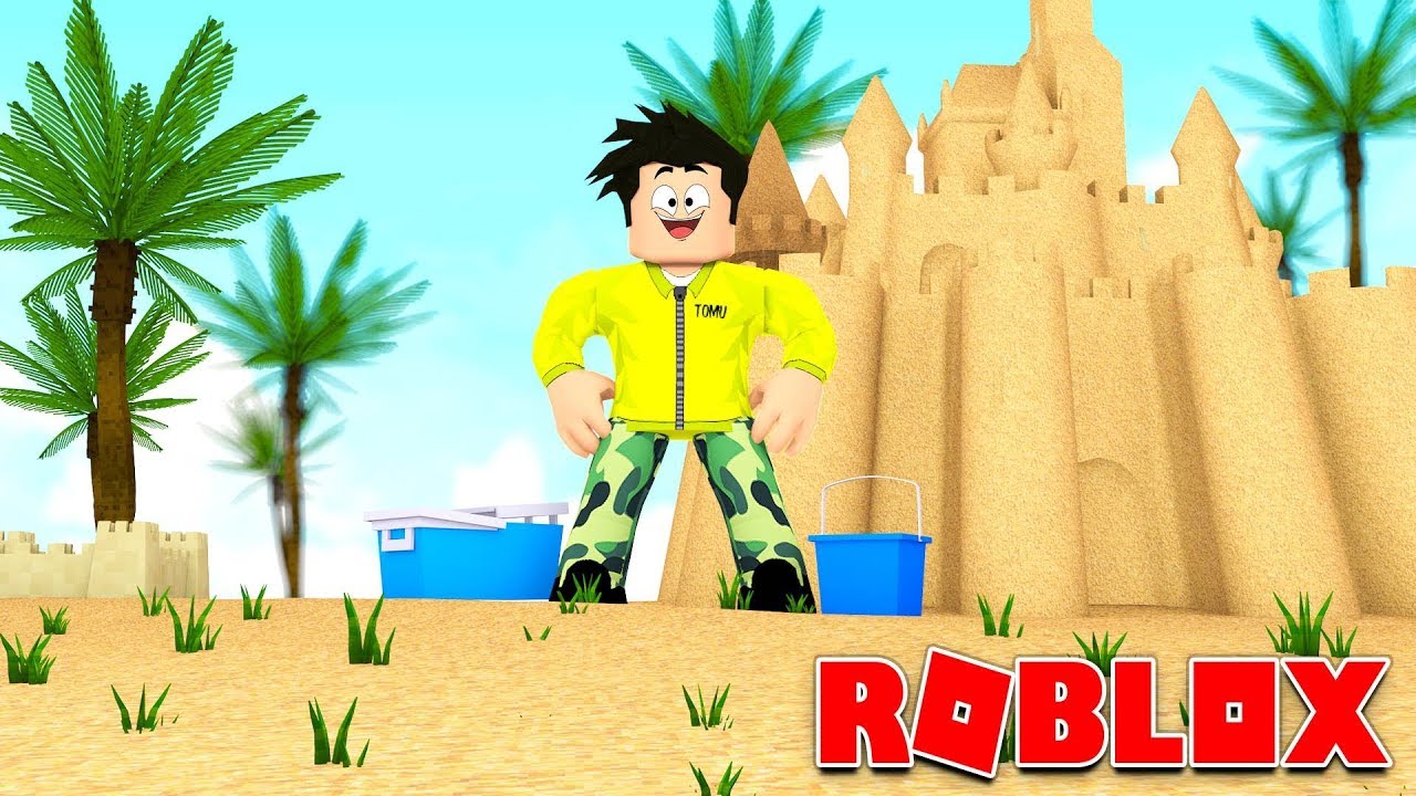 BYGGER VÄRLDENS STÖRSTA SANDSLOTT I ROBLOX - YouTube