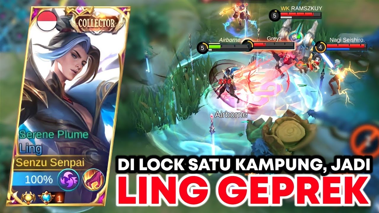 HARD GAME!! LING VS FULL CC • Ling Ku Auto Jadi Ling Geprek - Ling ...