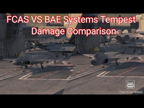 Modern Warships - FCAS VS BAE Systems Tempest - Strike Fighter damage ...
