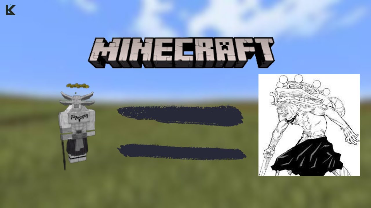 i became mahoraga in jjk minecraft - YouTube