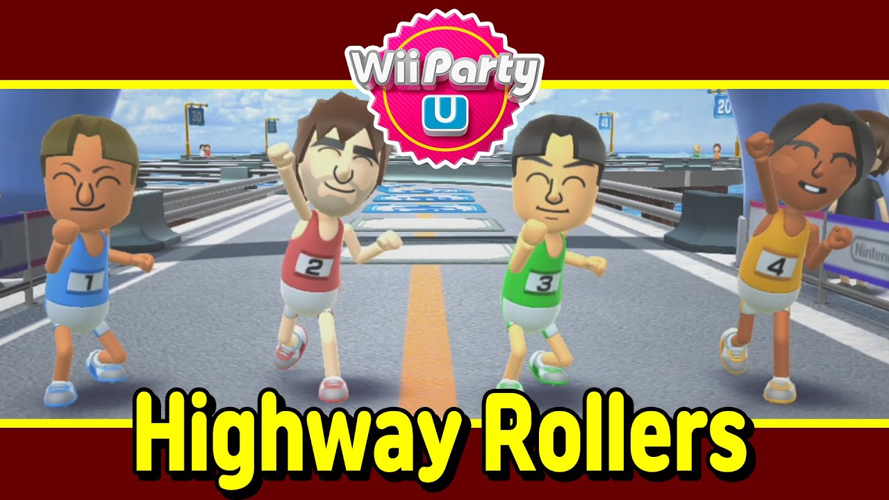 Wii Party U - Highway Rollers | Greg, Andre, Hyun-woo and Paula | Alexgaming - YouTube