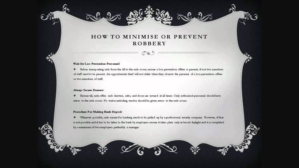 How to Prevent ROBBERY And BURGLARY Z - YouTube