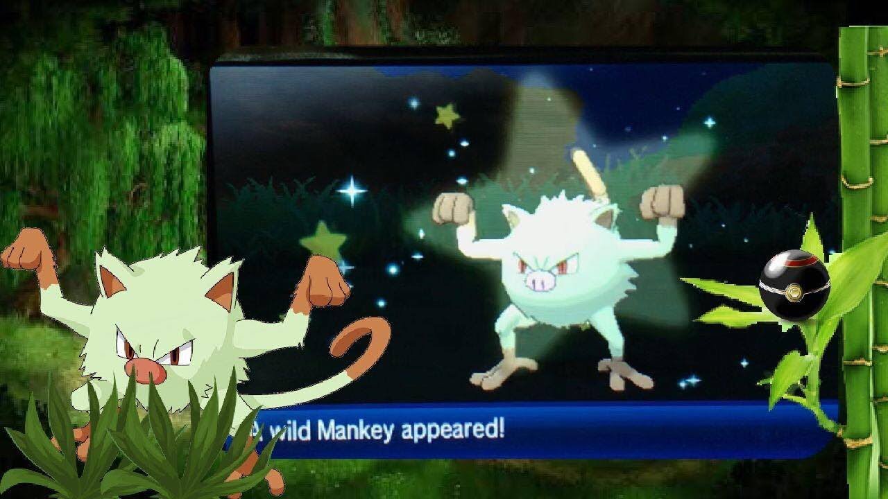 LIVE!!! Random Shiny Mankey after ??? REs in Pokemon Ultra Moon [Full ...