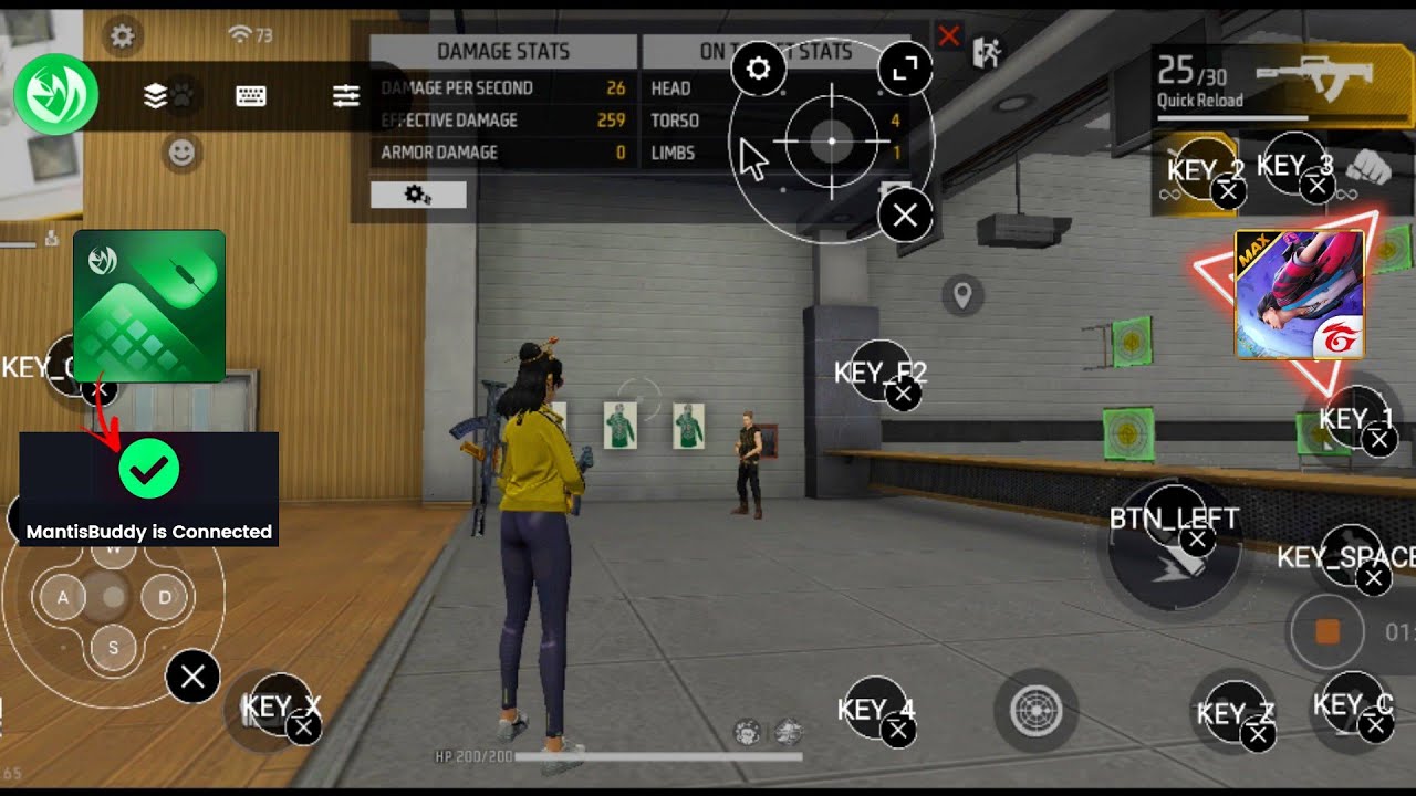 Mantis Mouse Pro App Play Free Fire Max With Mouse And Keyboard On ...