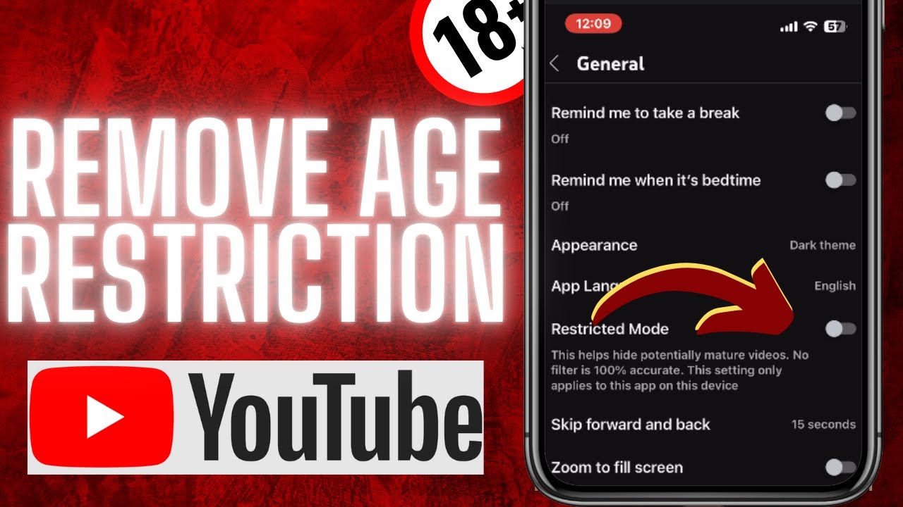 How to REMOVE Age Restriction on YouTube (2024) - YouTube
