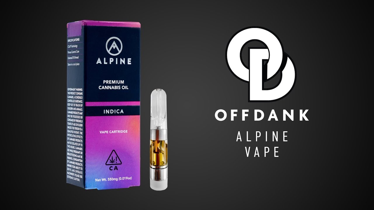 ALPINE | TRUE OG INDICA 550MG VAPE CART REVIEW - YouTube