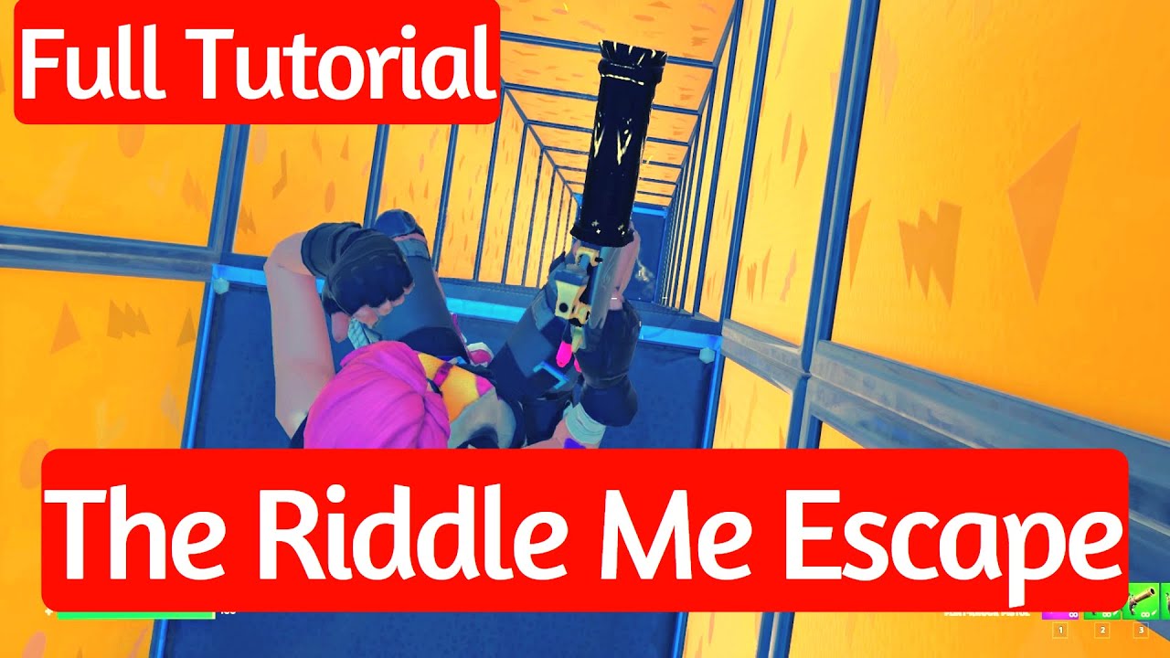 The Riddle Me Escape Room by Rlg&putty Map Code 0764-1752-5321😱😎 - YouTube