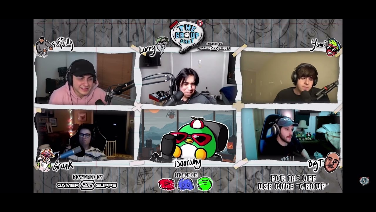 THE GROUP CHAT PODCAST LAUGHING FOR 10 MINUTES STRAIGHT - YouTube