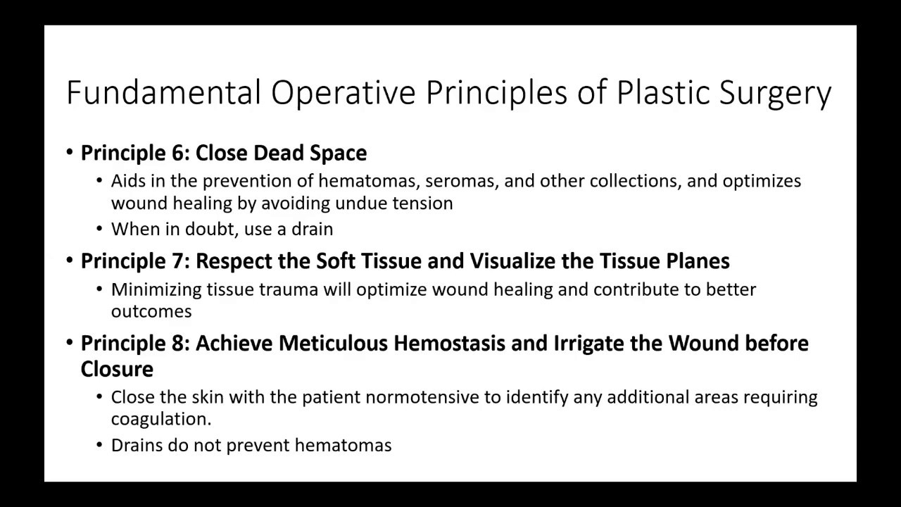 Principles of Plastic Surgery - YouTube