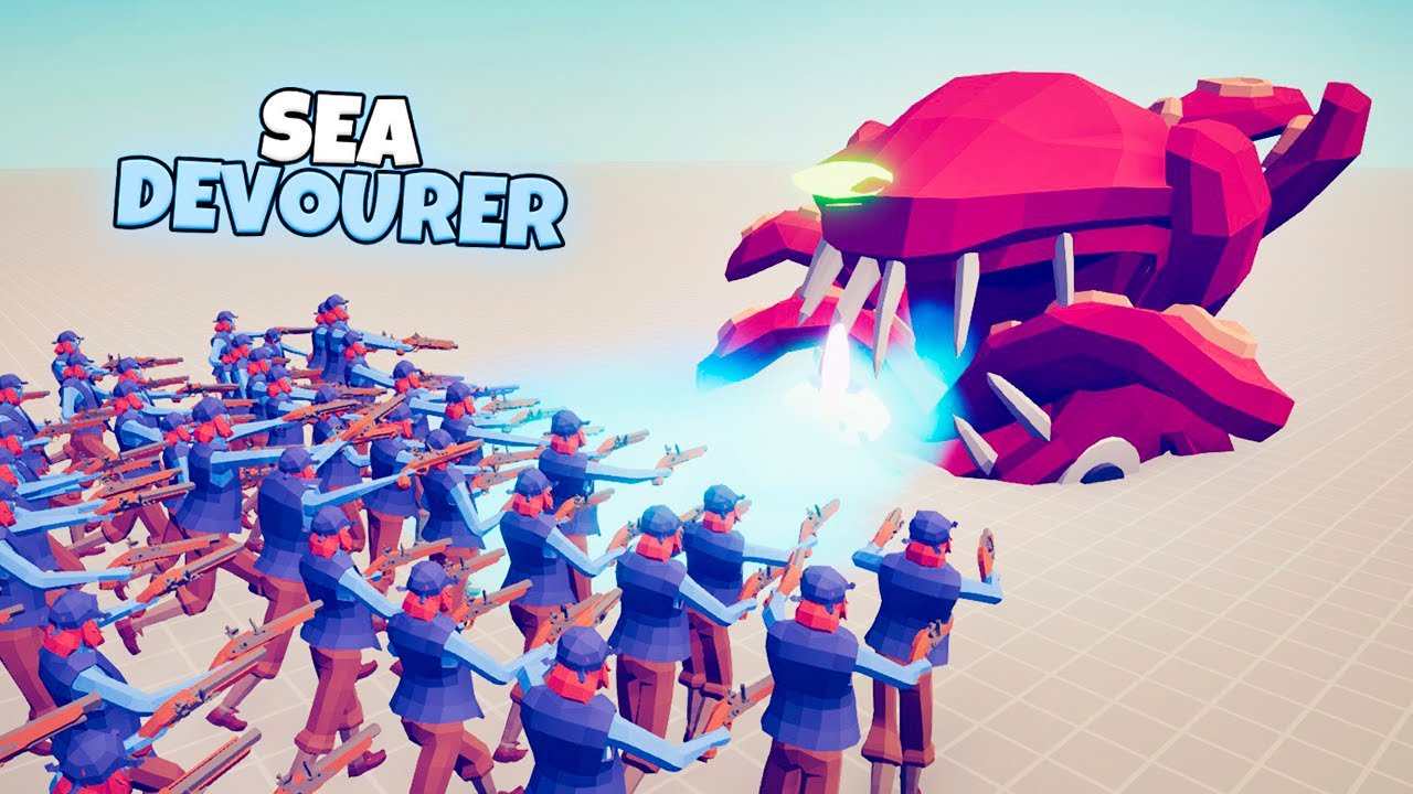 SEA DEVOURER vs EVERY FACTION | TABS Gameplay - YouTube