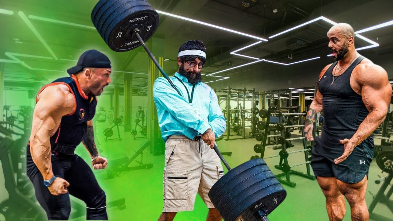 Anatoly GYM PRANK - He Almost Dropped Weights on Them 😱 | Fake Beginner ...