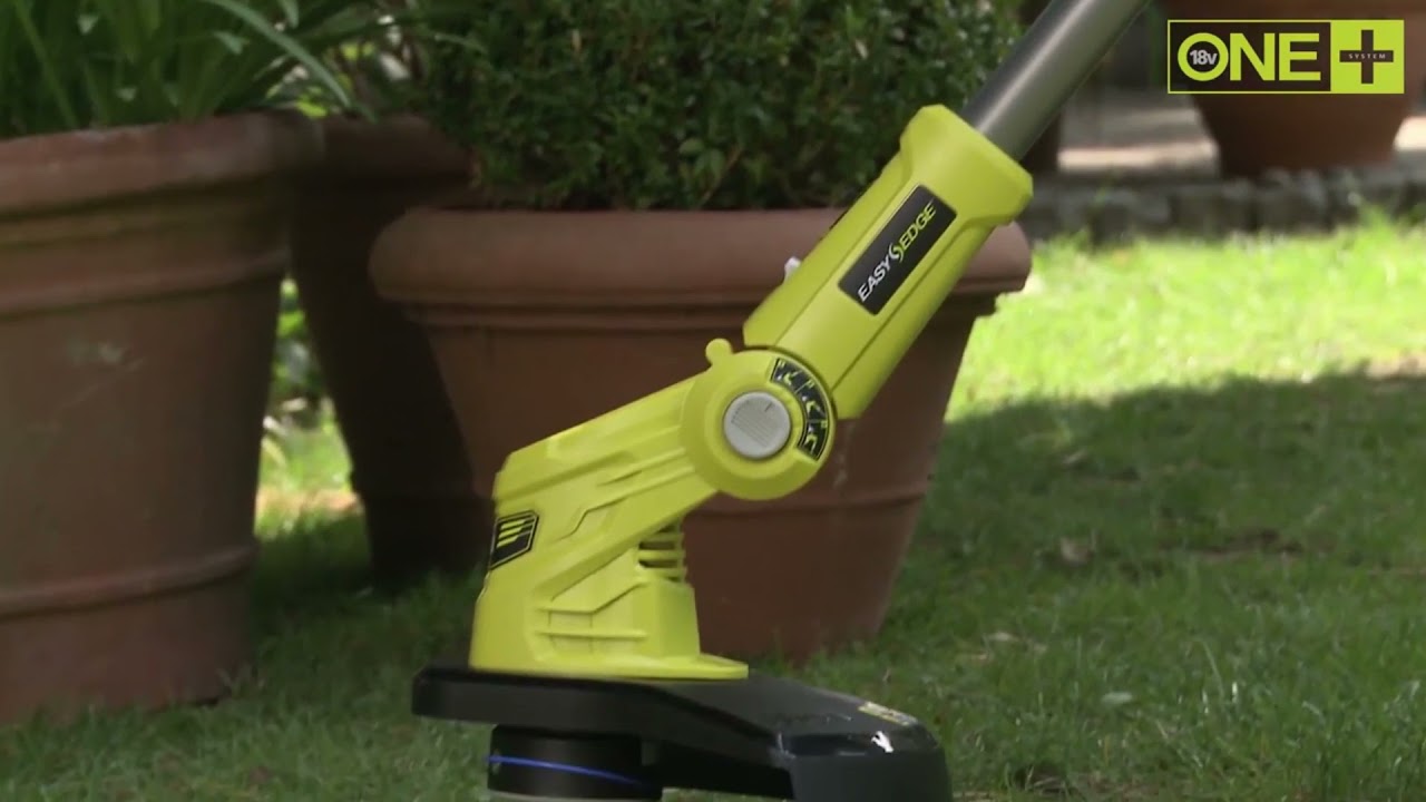 Ryobi OLT1832 18V ONE+ Cordless Grass Trimmer, 25-30cm Path - YouTube
