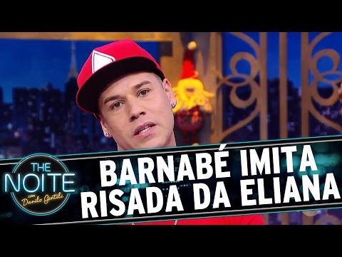 Tiago Barnabé denuncia a verdadeira risada de Eliana | The Noite (22/12/16)