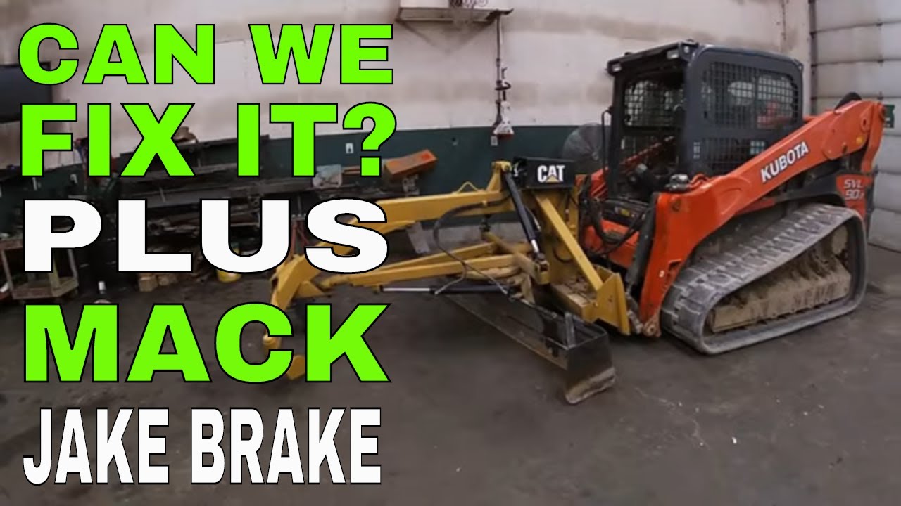 Road Grader Wheel repair - PLUS - Mack pulling Volvo 140 with Jake ...