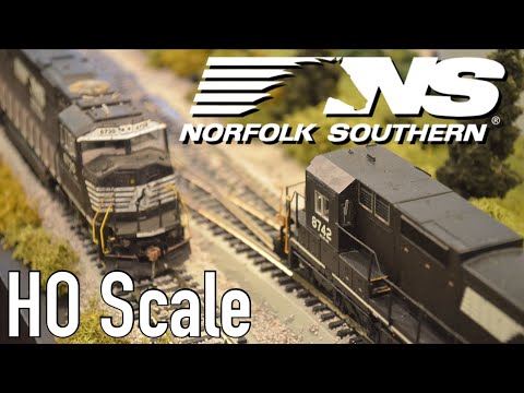 HO Scale Norfolk Southern Railfanning - YouTube