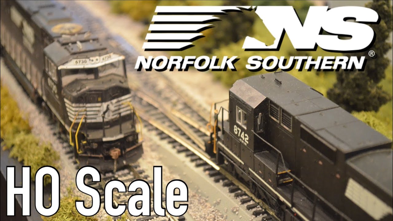 HO Scale Norfolk Southern Railfanning - YouTube