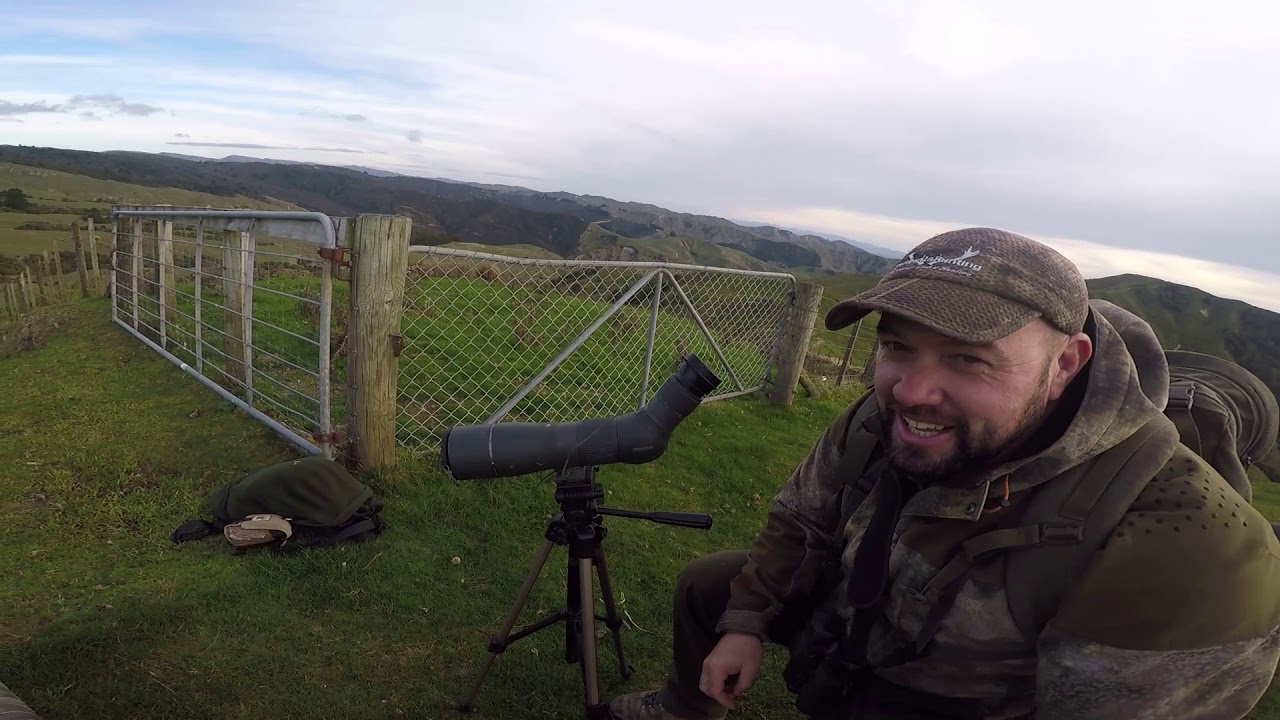 Red stag down 450m neck shot! - YouTube