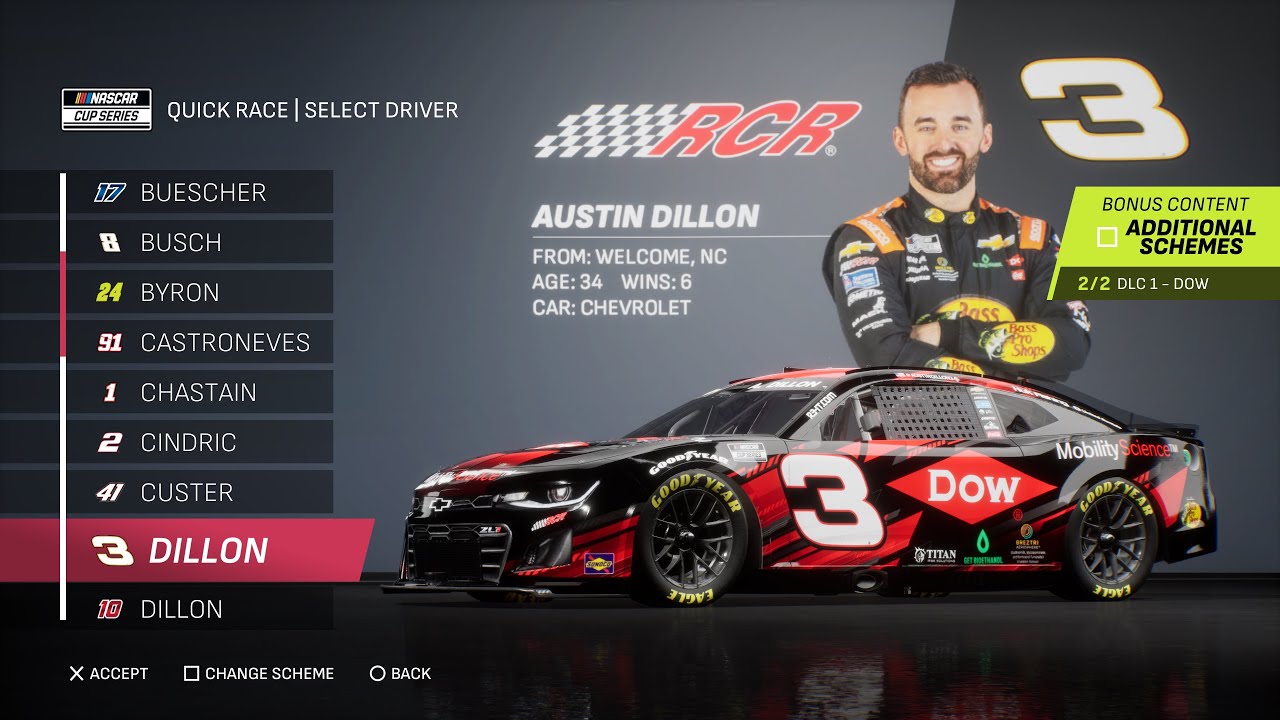 NASCAR 25 - Austin Dillon at Dover (DOW) - YouTube