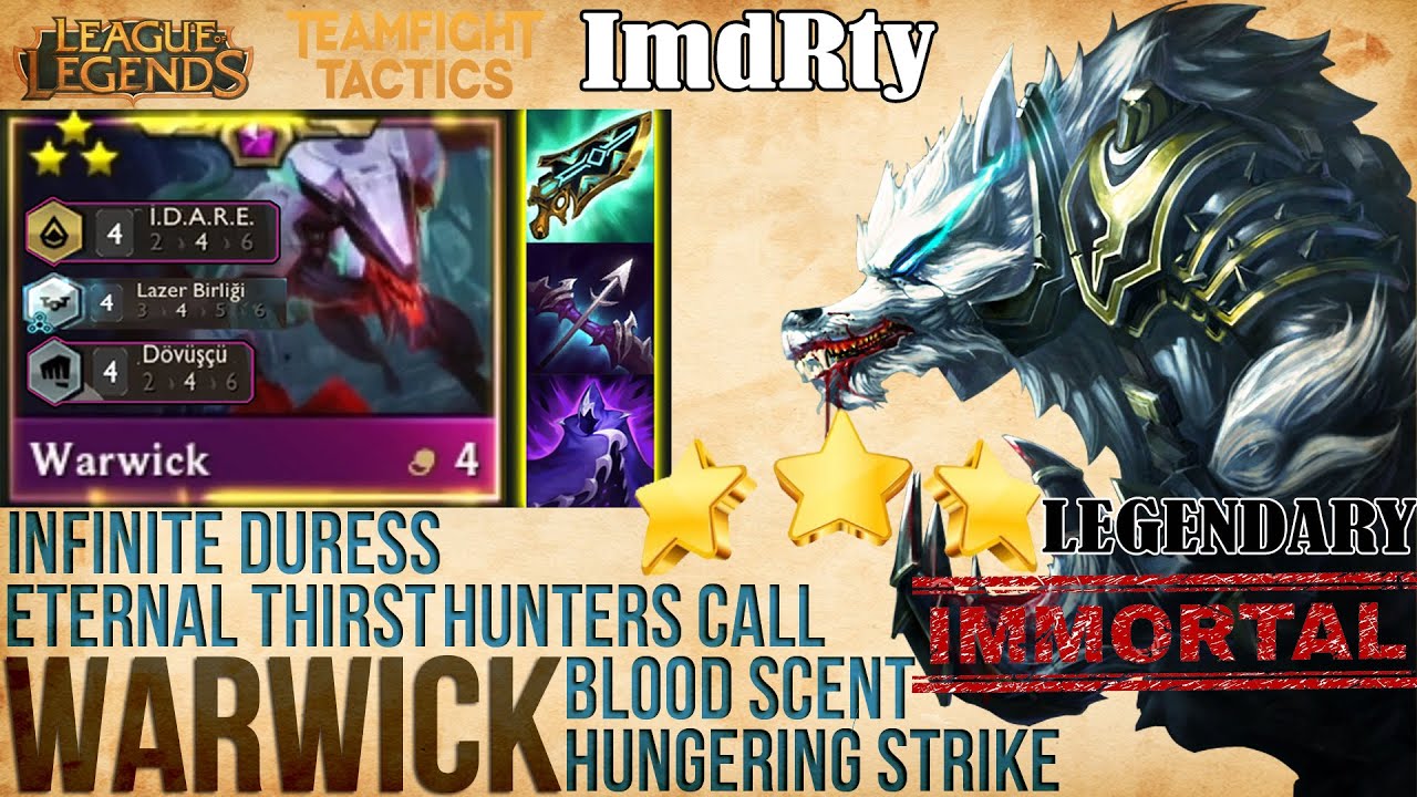⭐⭐⭐ IMMORTAL 3X WARWICK NEVER DIE ⭐⭐⭐ WW 1 VS. 9 FIGHTING | SET 8.5 ...