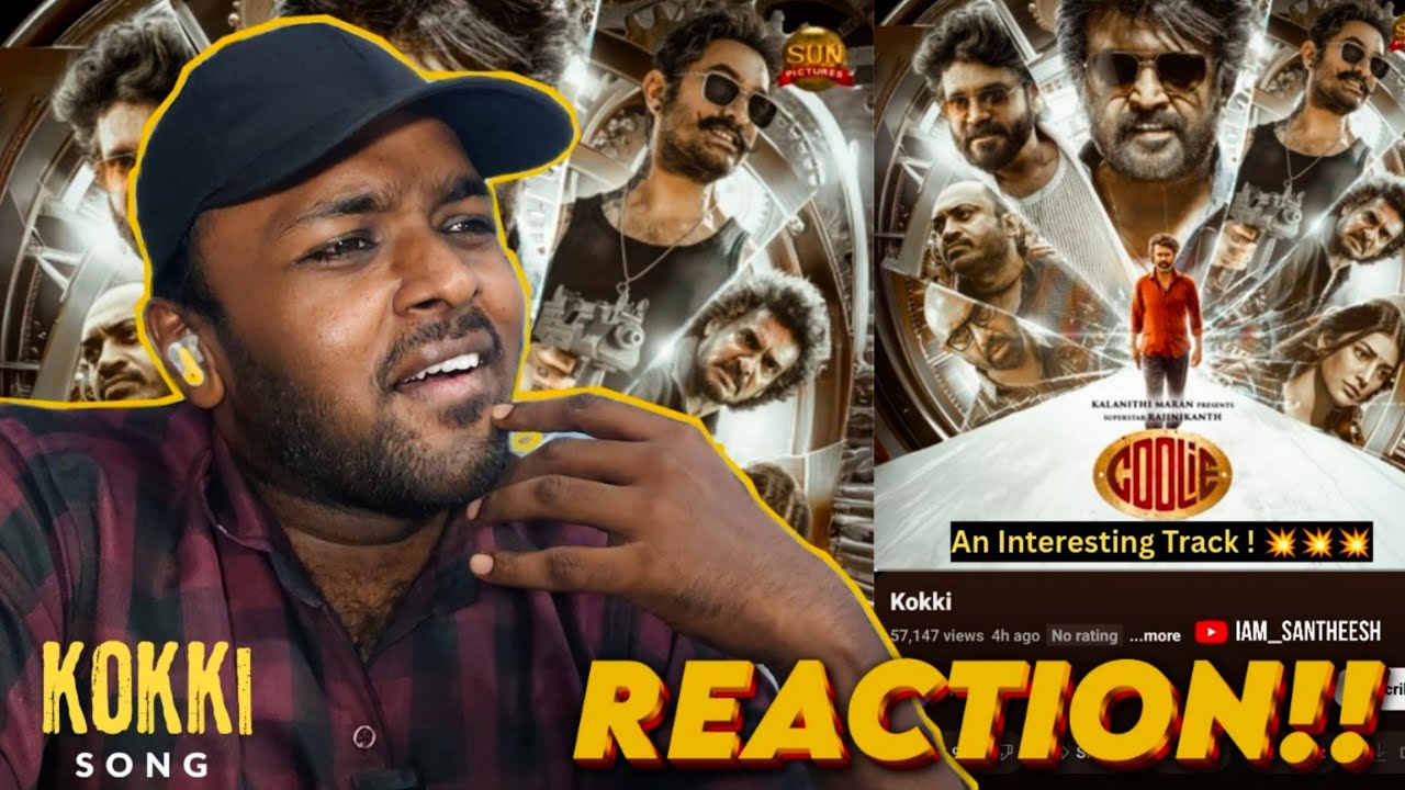 COOLIE - Kokki Audio Song | REACTION!! - YouTube