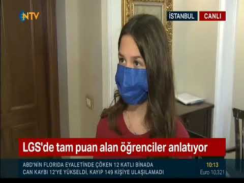2021 LGS Birincilerimiz NTV Ekranlarında