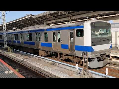 E531系K401編成+K460編成 上野駅発車シーン - YouTube