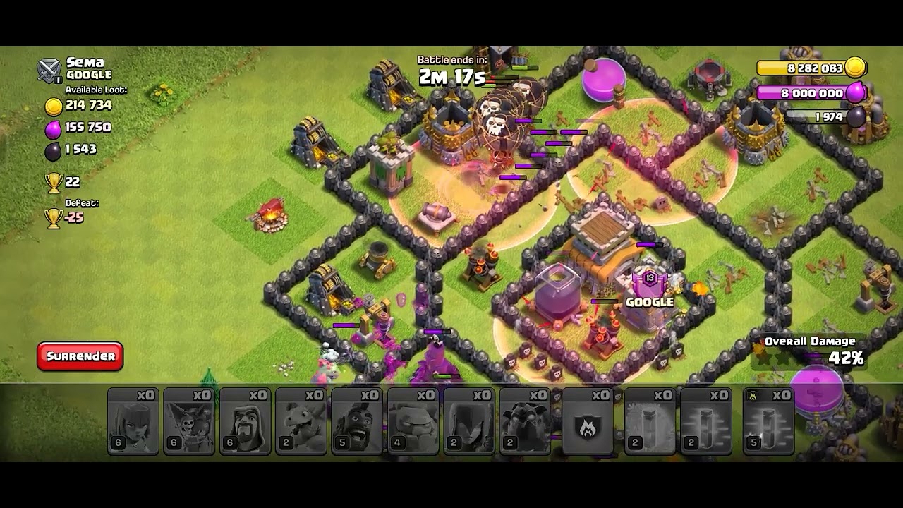 coc op attack - YouTube