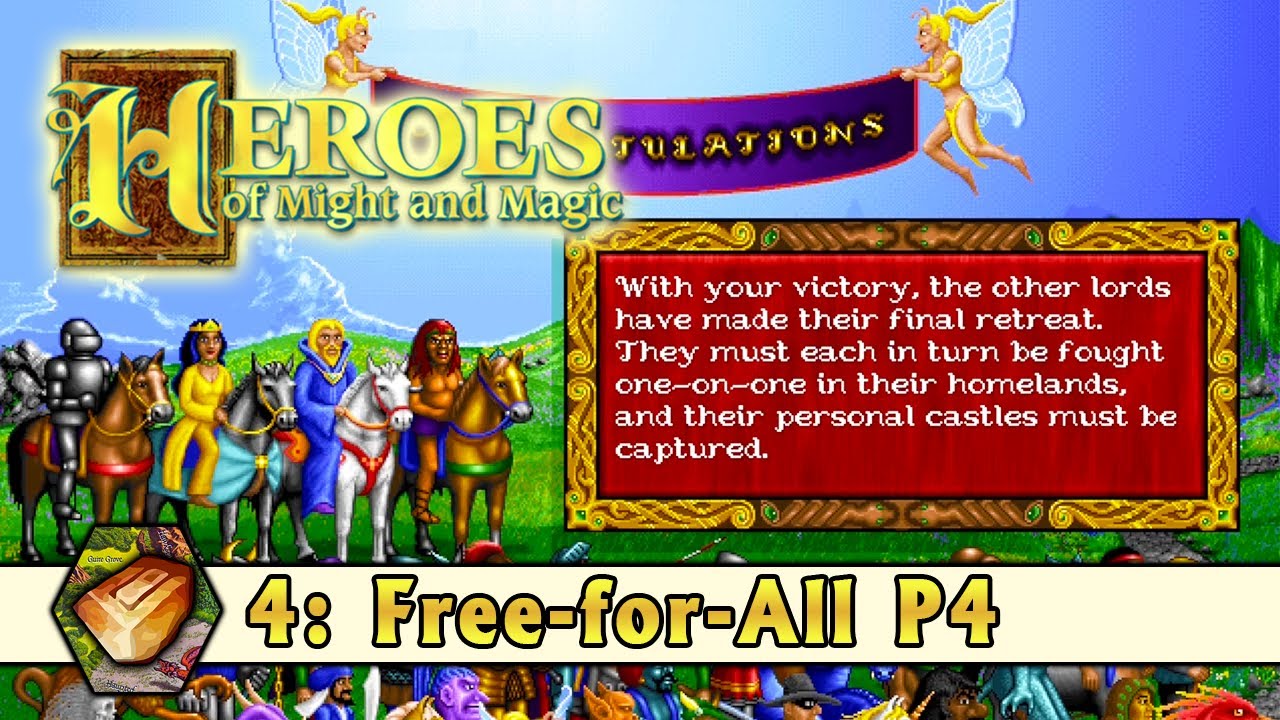 HoMM 1 - 1995 - Campaign 4: Free-for-All - Lets Play 13 - YouTube