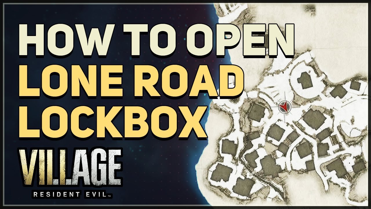 How to open Lone Road Lockbox Resident Evil 8 Village - YouTube