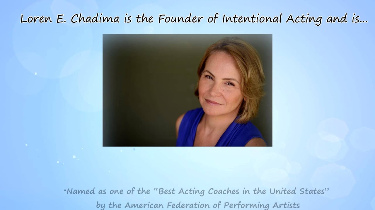 Loren Chadima's Intentional Acting for Adults - YouTube