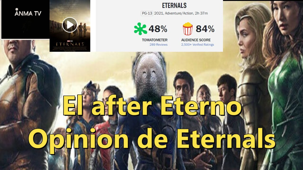 El after, Comic con sindicato, review y opinion de Eternals, - YouTube