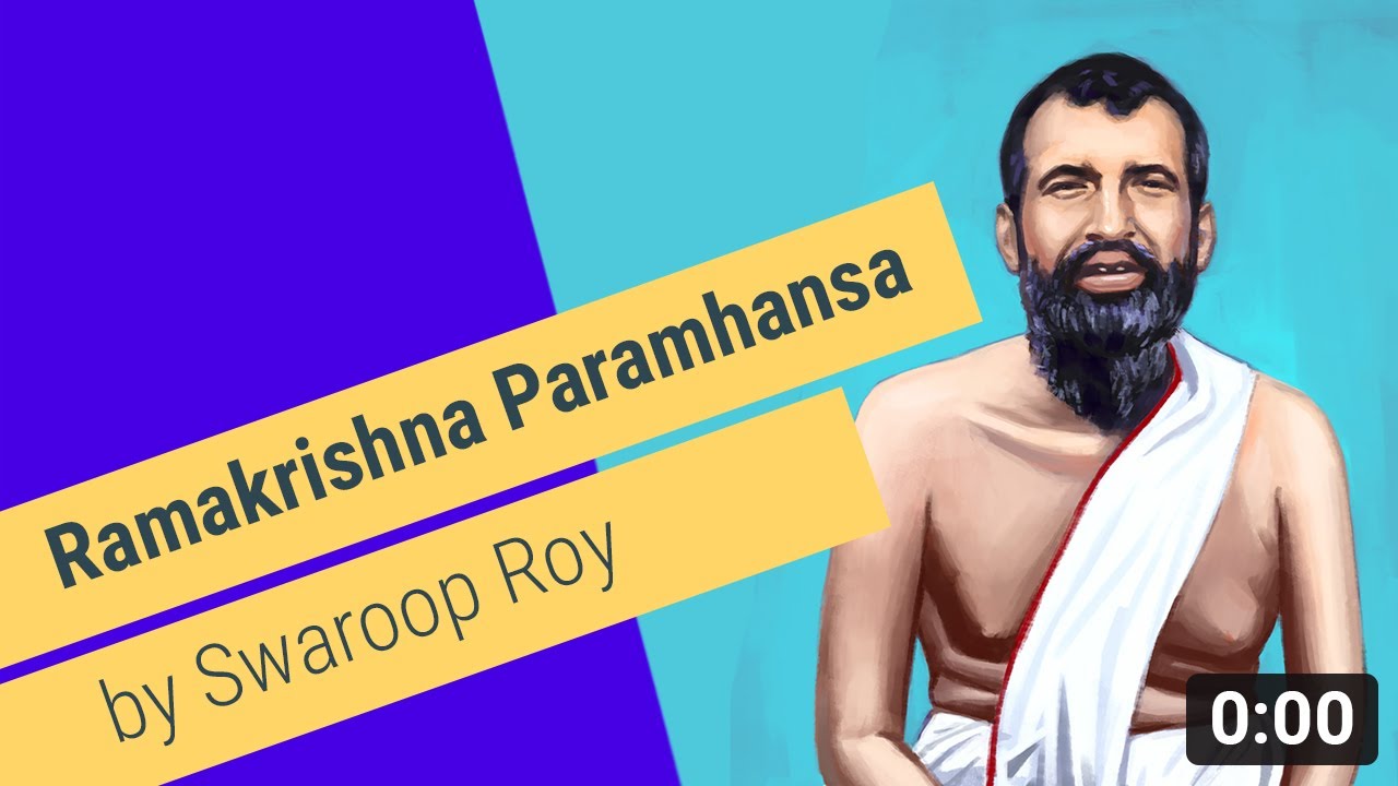 Portrait of Ramakrishna Paramhamsa by Swaroop Roy - YouTube
