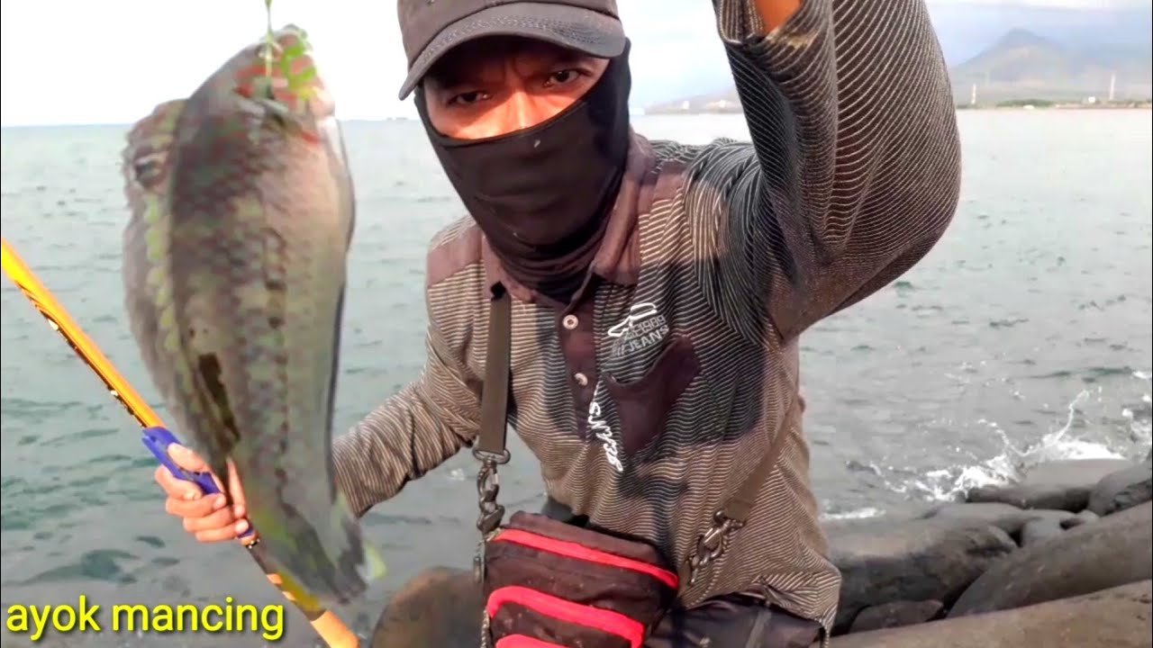 Mancing di pantai|| spot TPI paiton - YouTube