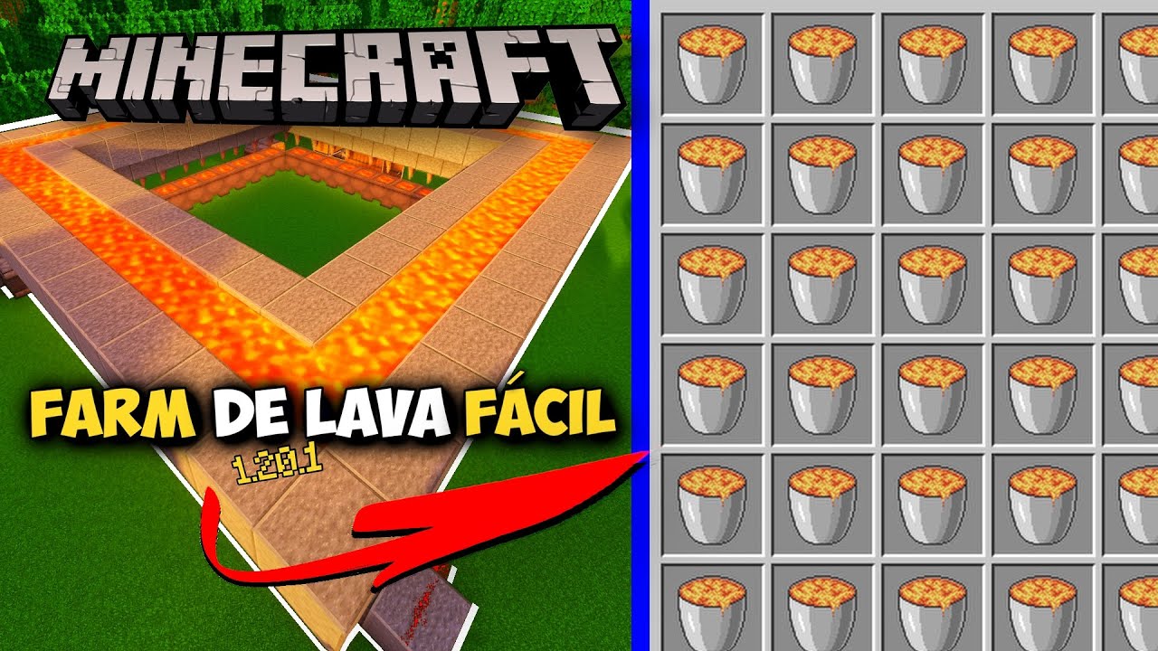 Farm de Lava Minecraft 1.20 Ease Lava Farm Java & Bedrock [1.20.1 ...