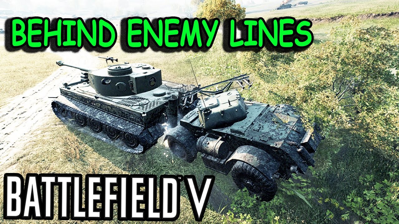 Battlefield V Staghound flank Strategy - YouTube