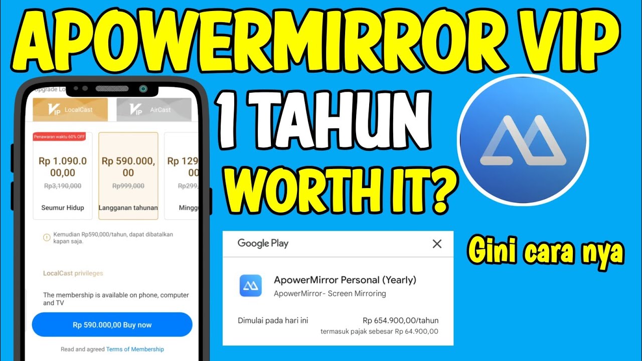 Cara Upgrade ApowerMirror ke Premium 2025 – Langganan 1 Tahun! ApowerMirror Premium Apakah Worth ...