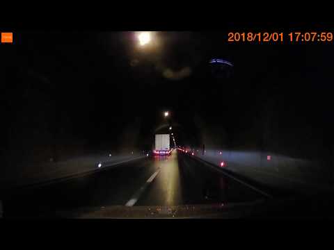 Tünelde Tır tarafından köşeye sıkıştırılmak