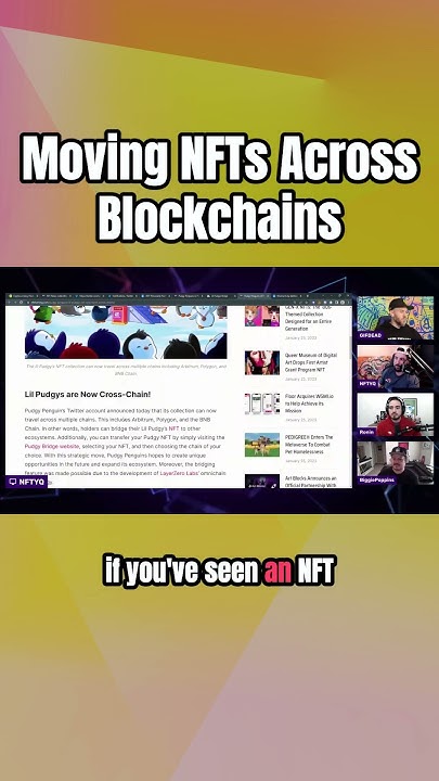 Moving NFTs Across Blockchains!!! #shorts - YouTube