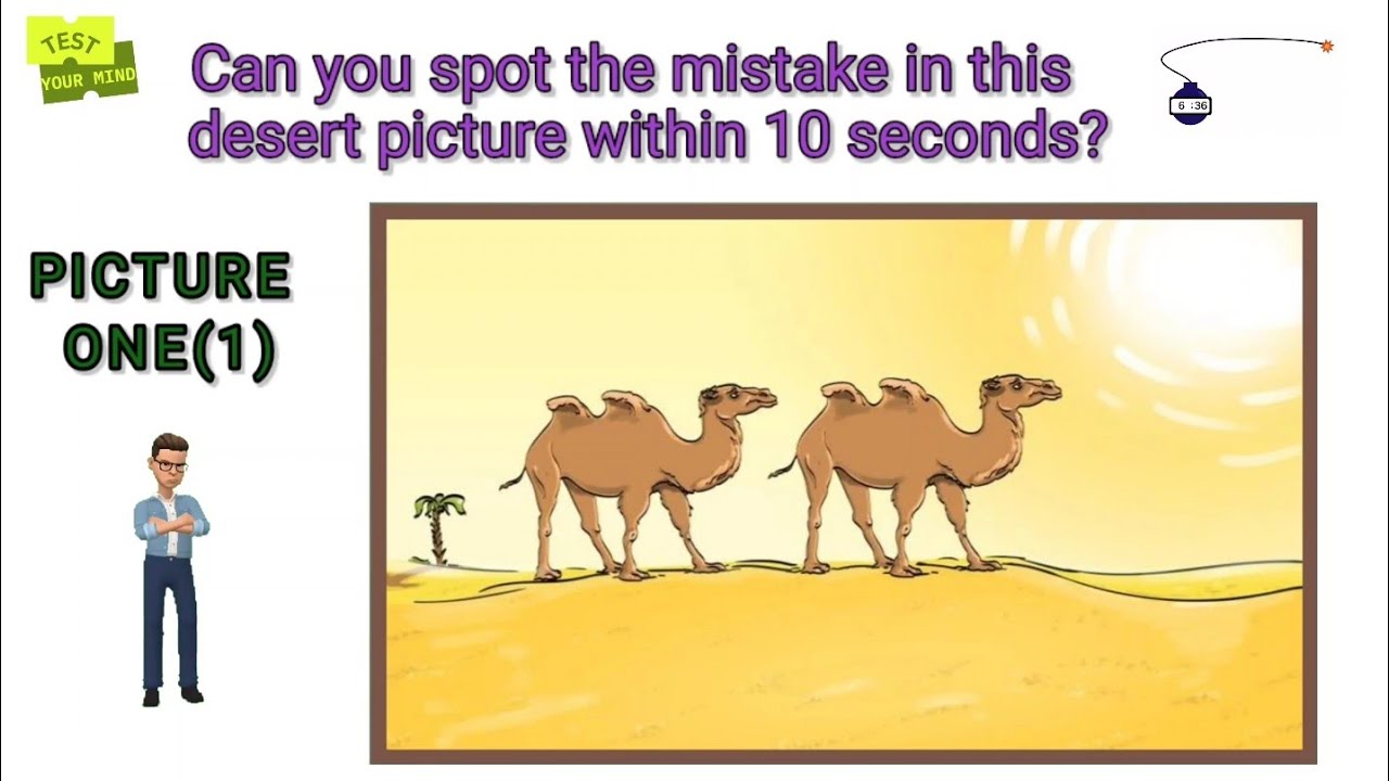Find The Mistake Challenge #1 | Only a Detective Mind Can Find All The ...