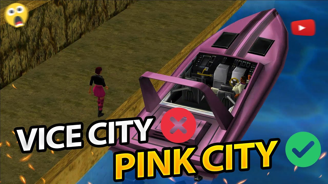 Pink Vice City Gameplay | Vice City 13th Mission walkthrough - YouTube