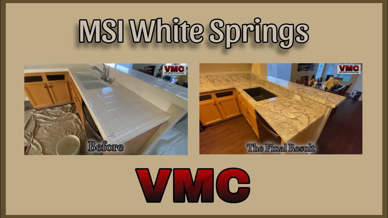 White Springs Granite Kitchen Countertops Brazilian Exotic White