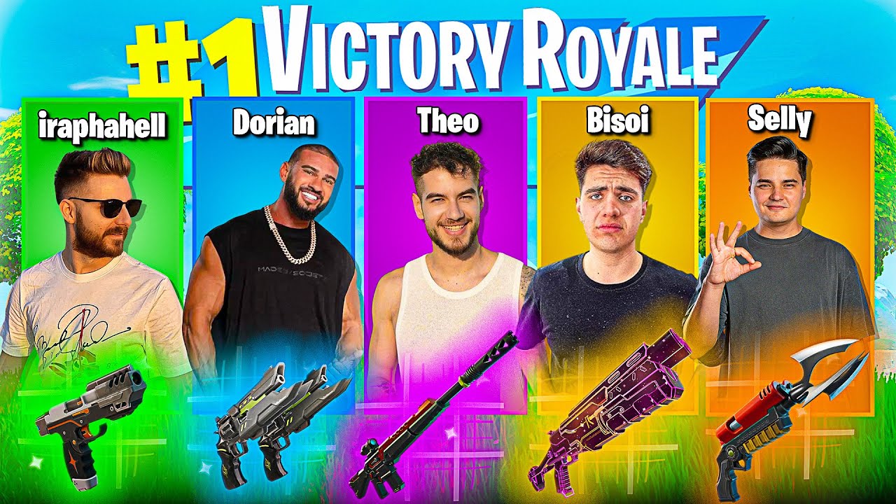 RANDOM ROMANIAN YOUTUBER CHALLENGE pe FORTNITE (Selly, Dorian Popa ...