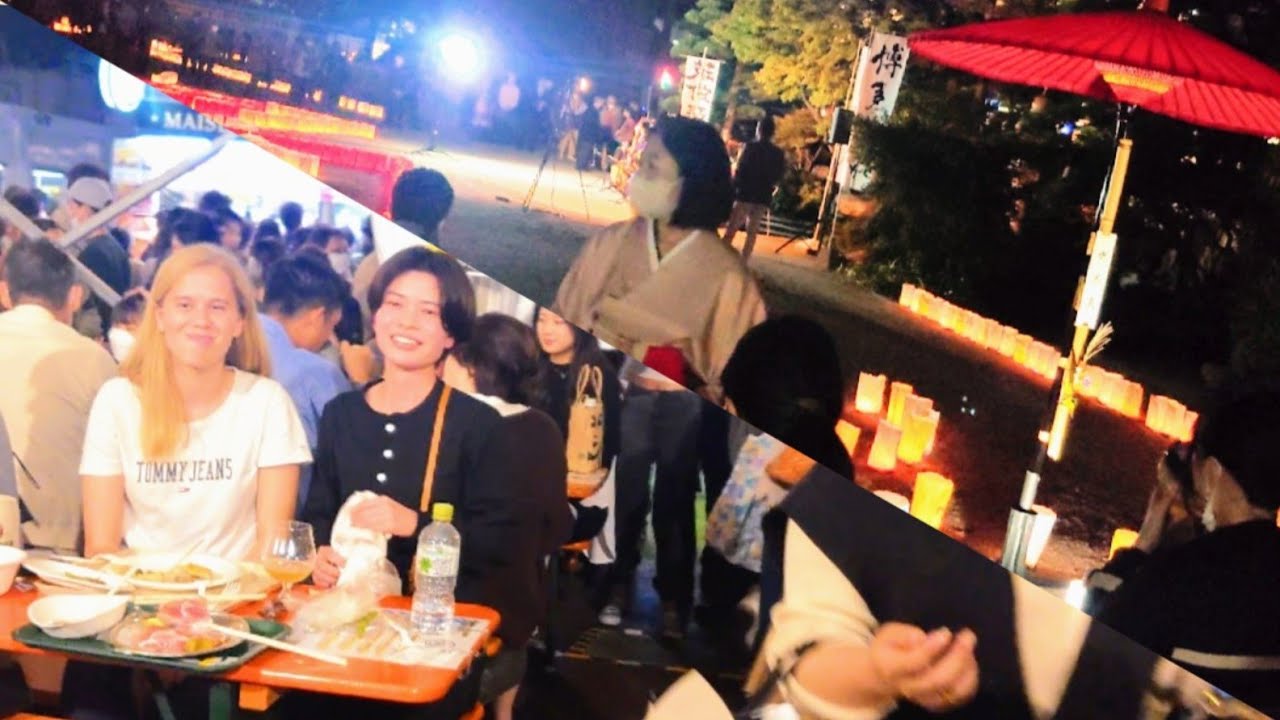 Fukuoka City Watching Tour๐๐4k East Meets West Hakata Lantern Fes And