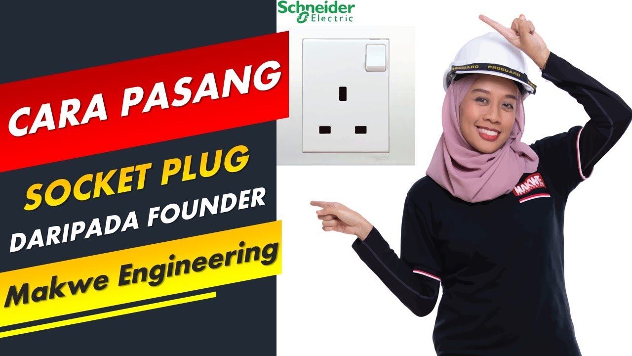 Cara memasang soket plug Schneider | Socket Plug Schneider Installation ...
