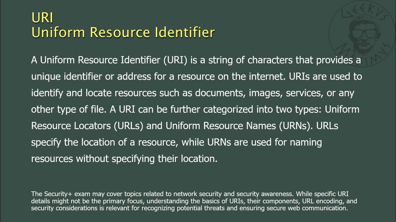 URI - Uniform Resource Identifier - YouTube
