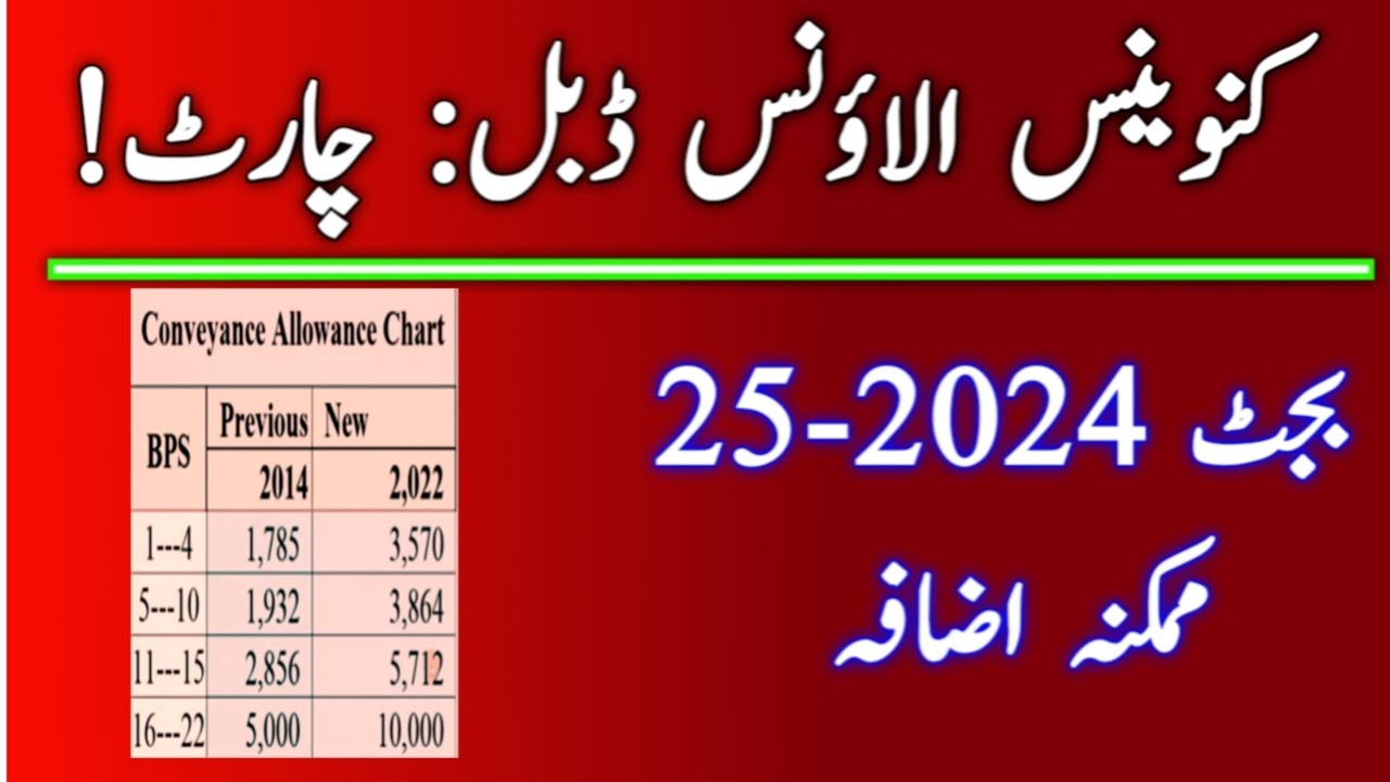 Double Conveyance Allowance 2024 - YouTube